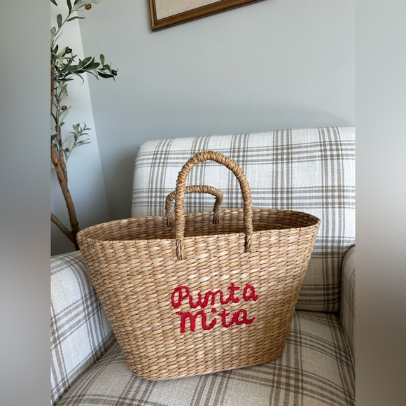 Clare V | Bags | Clare V X Maris Collective Punta Mita Woven Straw Tote ...